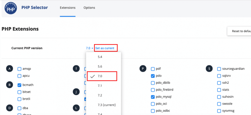 Select PHP Version, Modül ve Limit Ayarları - BurtiNET